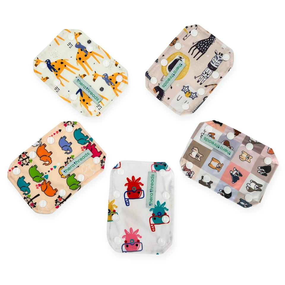 5 Pack Animal Themed G, J, PEG Tube Covers – therathreads